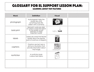 RI.2.5 Worksheets, Workbooks, Lesson Plans, and Games