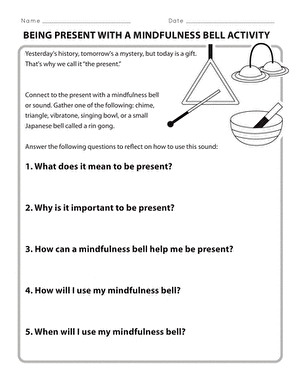 Be Present with a Mindfulness Bell | Activity | Education.com