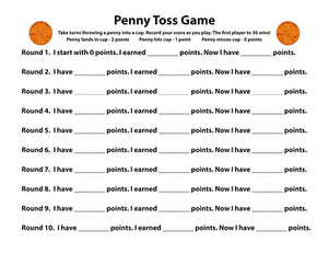 Penny Spelling Game | Activity | Education.com