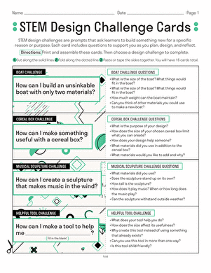 Design Challenge: Egg Drop | Activity | Education.com