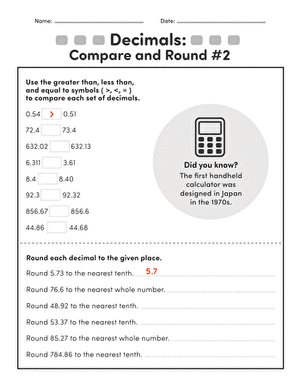 Decimals Game | Activity | Education.com