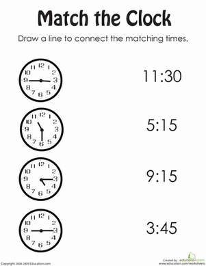 Make a Clock | Activity | Education.com