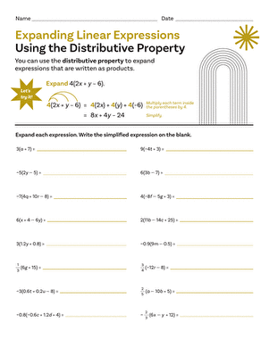 7.EE.A.1 Worksheets, Workbooks, Lesson Plans, and Games