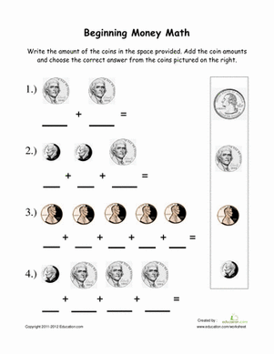 Coin Clock | Activity | Education.com