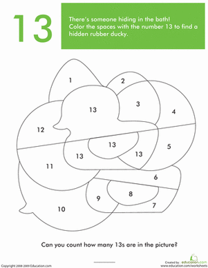 Hidden Numbers | Activity | Education.com