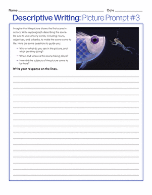 Descriptive Writing: Picture Prompts | Education.com