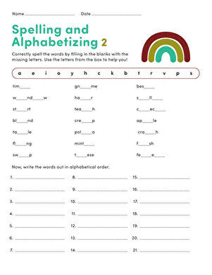 RF.3.3.D Worksheets - Common Core ELA