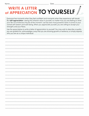 Write a Letter to Your Future Self | Activity | Education.com