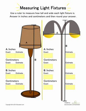 Measurement Scavenger Hunt | Activity | Education.com