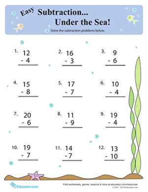 New Year, New Start: 15 Math Worksheets That Sharpen Skills | Education.com