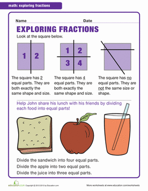 Pizza Fractions | Activity | Education.com