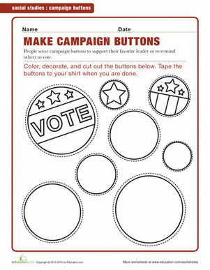 Let Your Kids Campaign! | Activity | Education.com