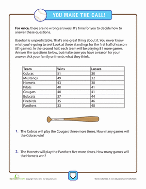 Throwing a Baseball | Activity | Education.com