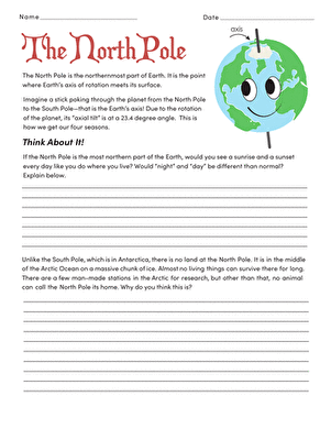 Geography, Latitude, and the North Star: Where Am I? | Activity ...