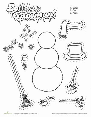 Cute Snowman | Activity | Education.com