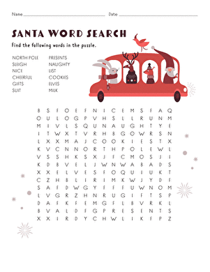 Santa Card | Activity | Education.com