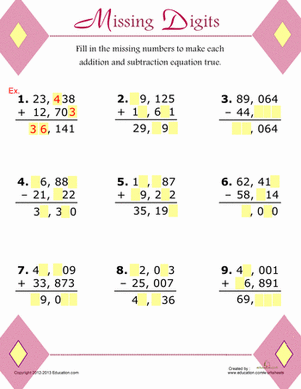 4 Nbt 5 Worksheets 4.NBT.B.5 Worksheets Common Core Math