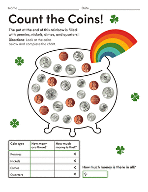 Counting Coins Game | Activity | Education.com