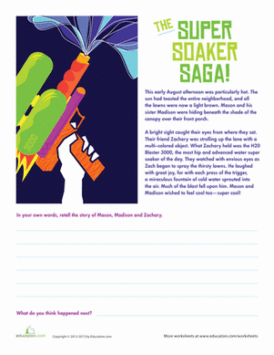 Outer Space Story | Activity | Education.com