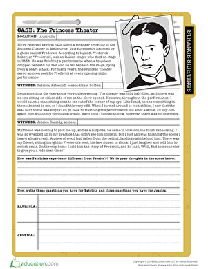 Princess Theater | Worksheet | Education.com