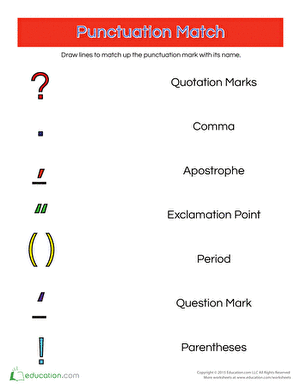 Terminal Punctuation | Activity | Education.com